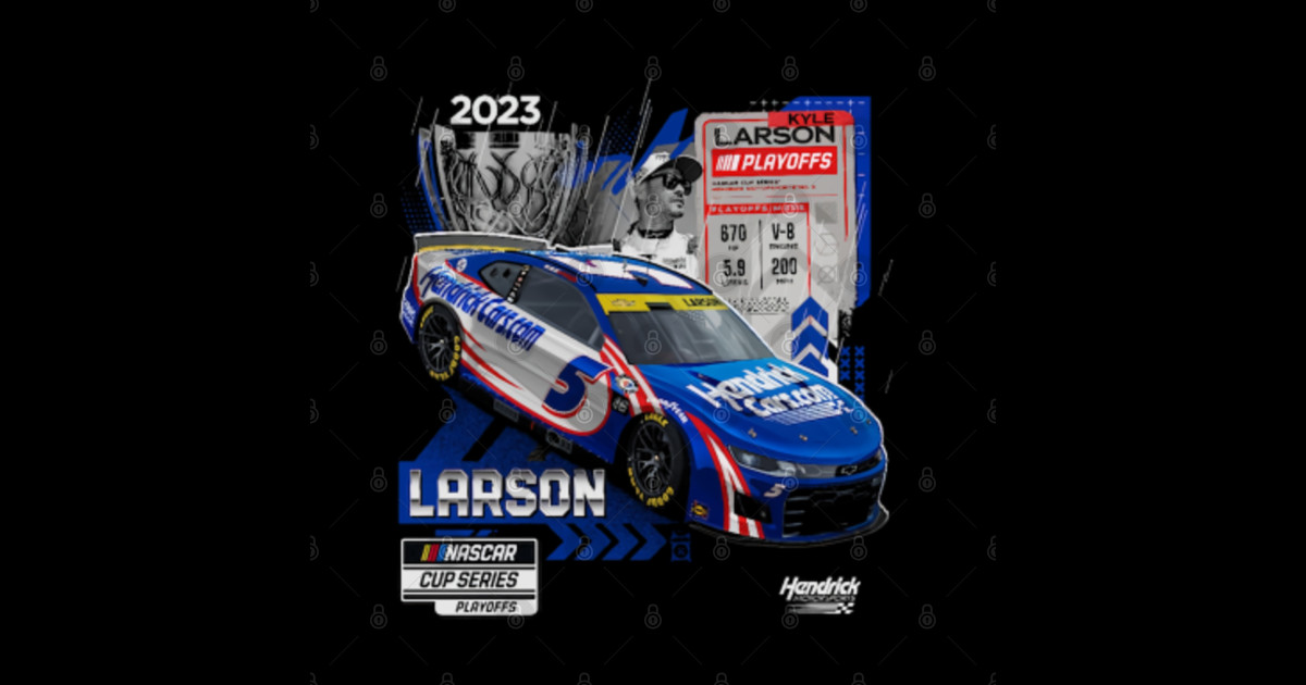 Kyle Larson Series Playoffs - Kyle Larson - Sticker | TeePublic