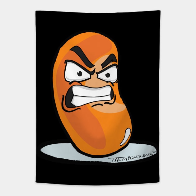 Angry Bean 02 - Baked Beans - Tapestry | TeePublic