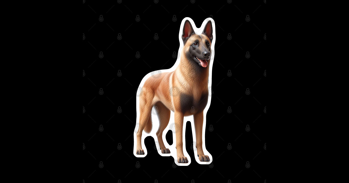 Belgian Malinois - Belgian Malinois - Sticker | TeePublic