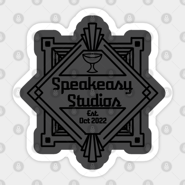 The Speakeasy Studios Logo - Thespeakeasystudios - Sticker | TeePublic