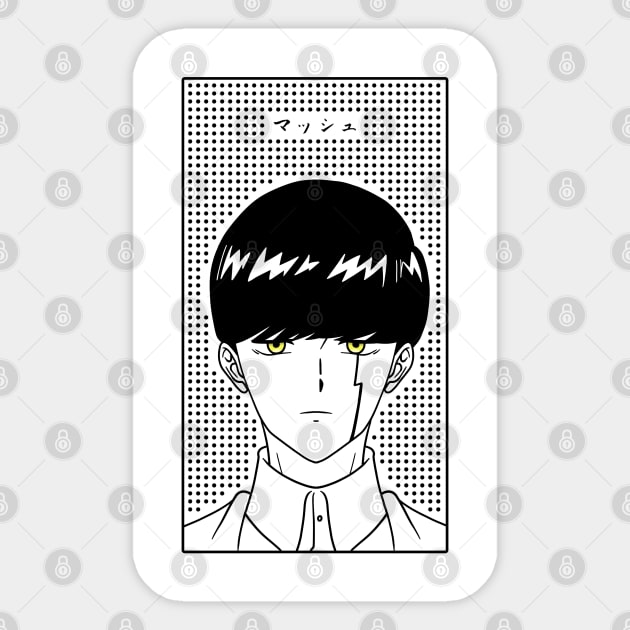 Mash Burnedead - Light Ver - Mash - Sticker | TeePublic