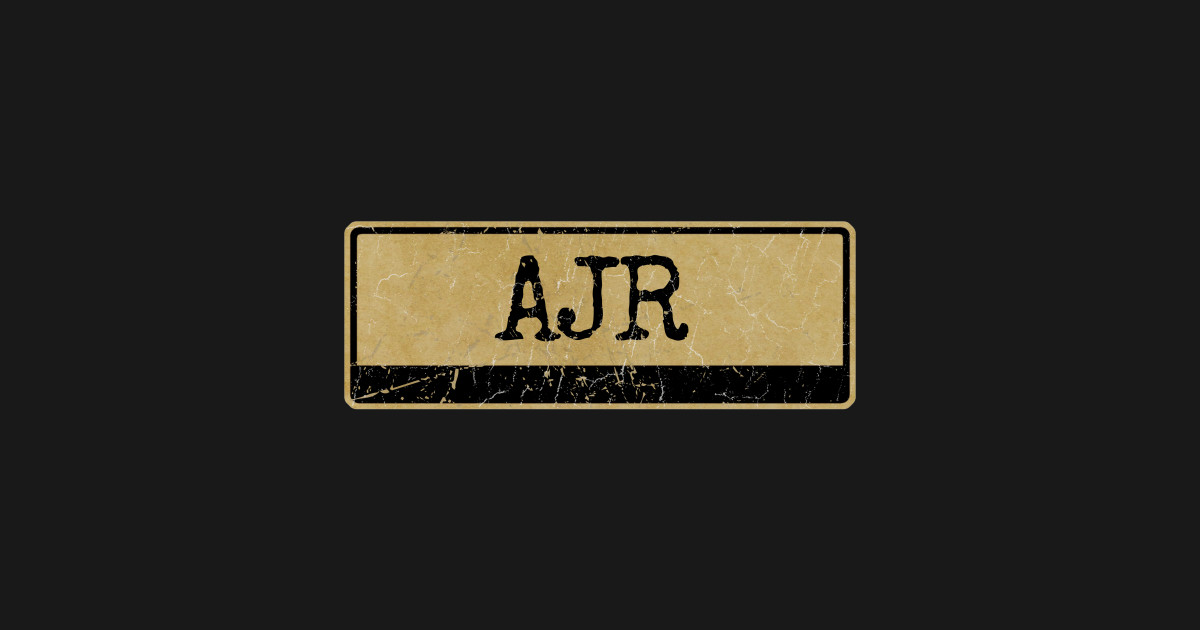 Aliska text black retro - AJR - Ajr - T-Shirt | TeePublic