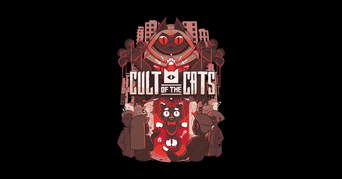 Cult Of The Cats - Horror - Sticker | TeePublic