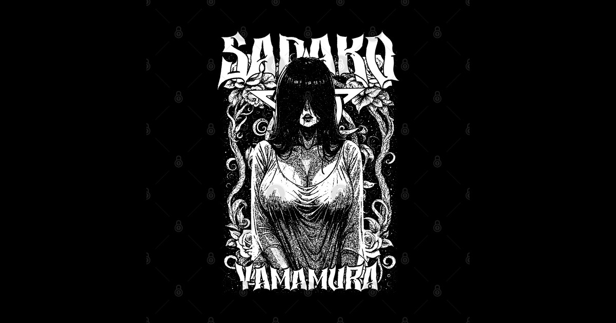 Sadako Metal Design - Sadako - Sticker | TeePublic