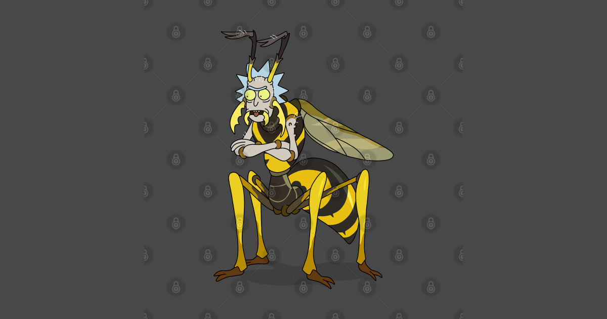 Wasp Rick - Wasp Rick - Sticker | TeePublic