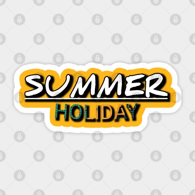 summer holiday - Fun - Sticker | TeePublic