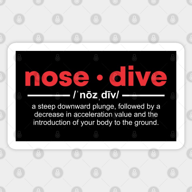 Funny One Wheel Onewheel Nosedive Definition - Onewheel - Sticker ...