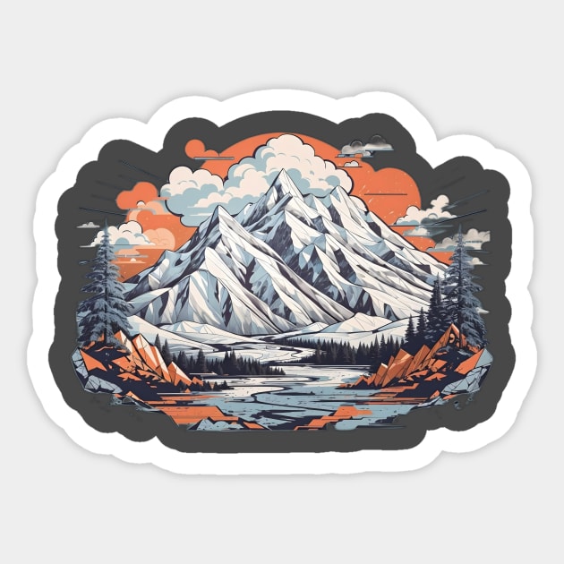 Elevation - Mountain - Sticker | TeePublic