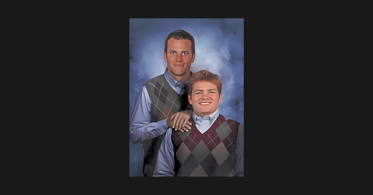 Drake Maye and Tom Stepbrothers Football Meme - Drake Maye - T-Shirt ...