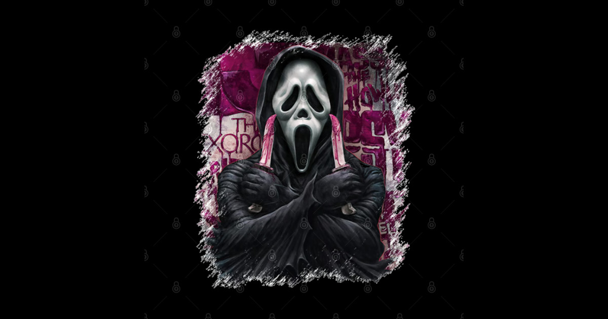Ghostface Slasher - Ghostface Scream Mask - Sticker | TeePublic
