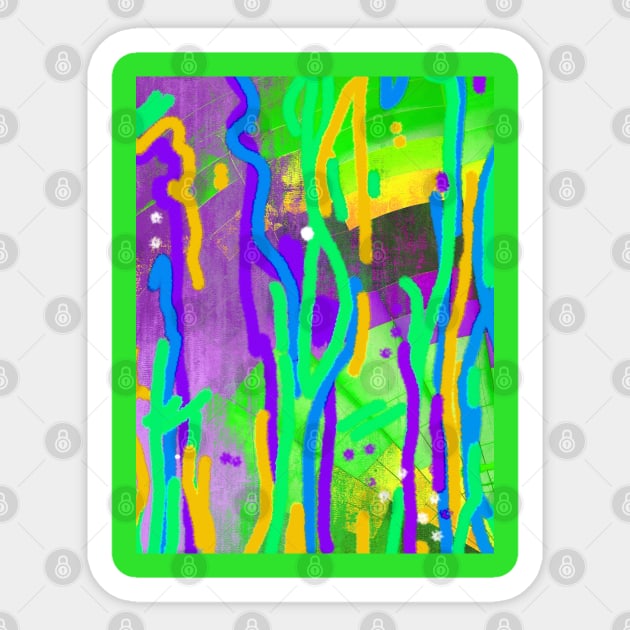 Drippity Drop Abstract design - Street Art - Sticker | TeePublic