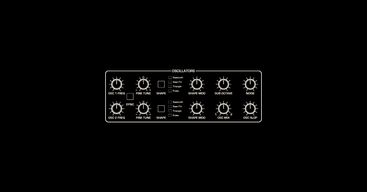 Prophet Rev2 Oscillators - Synth - Sticker | TeePublic