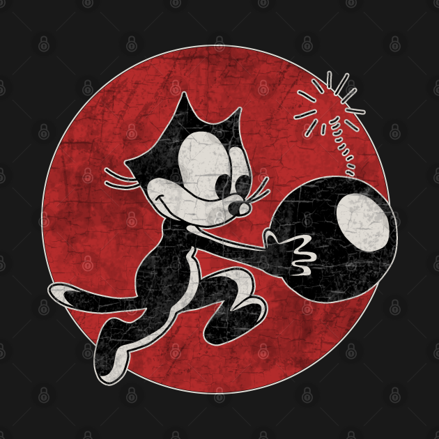 Felix The Cat with Bomb - Felix The Cat - T-Shirt | TeePublic