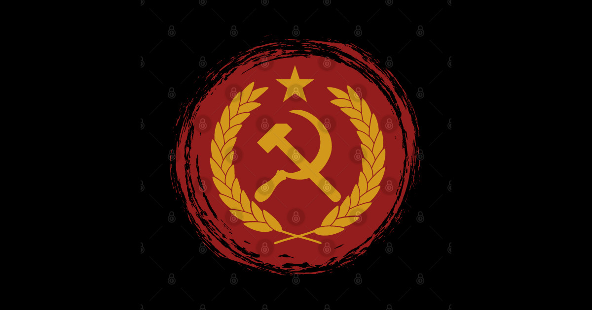 Hammer and Sickle - Red Communist Emblem - Communism - Sticker | TeePublic