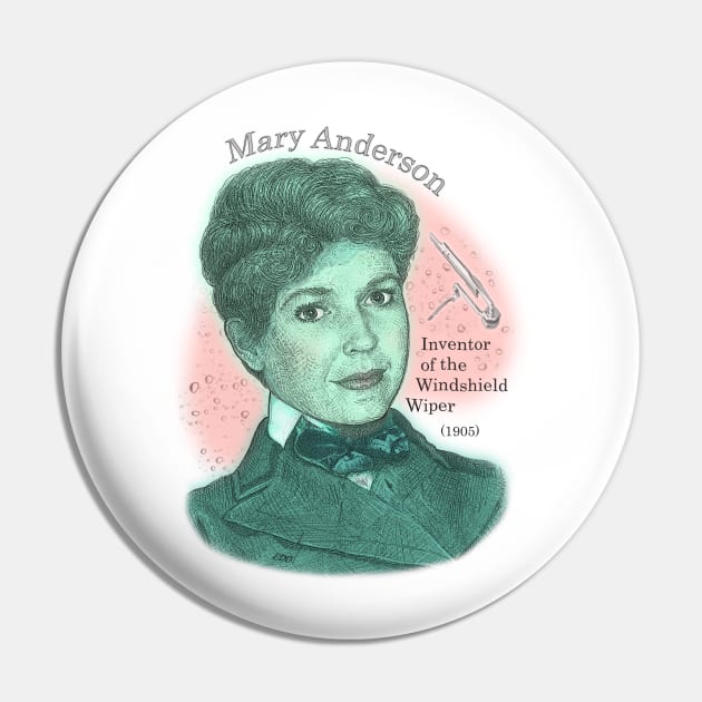 Mary Anderson, Inventor of the Windshield Wiper - Inventor - Pin ...