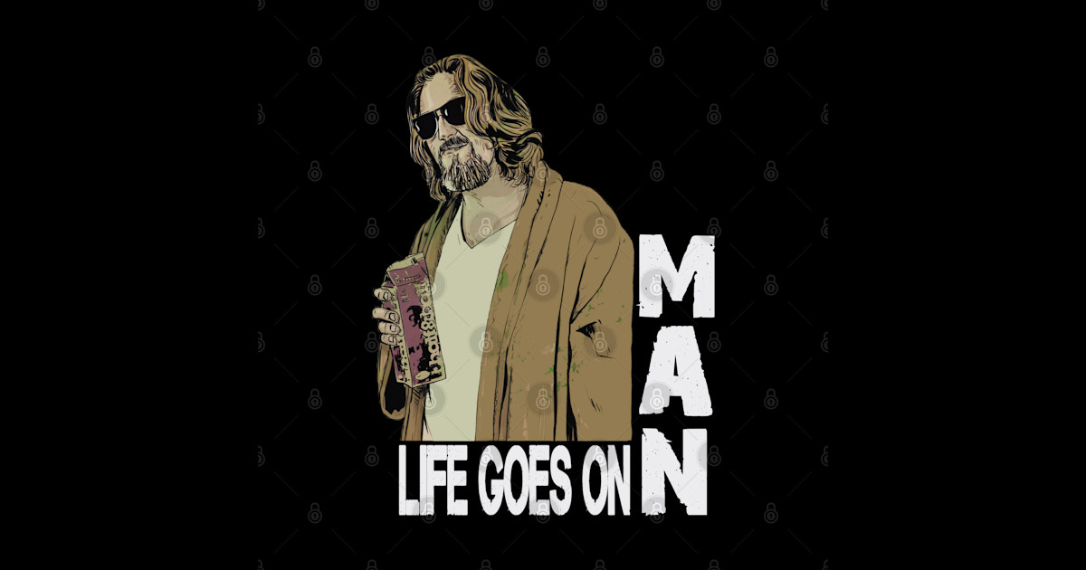Big lebowski t-shirt - Big Lebowski - Sticker | TeePublic