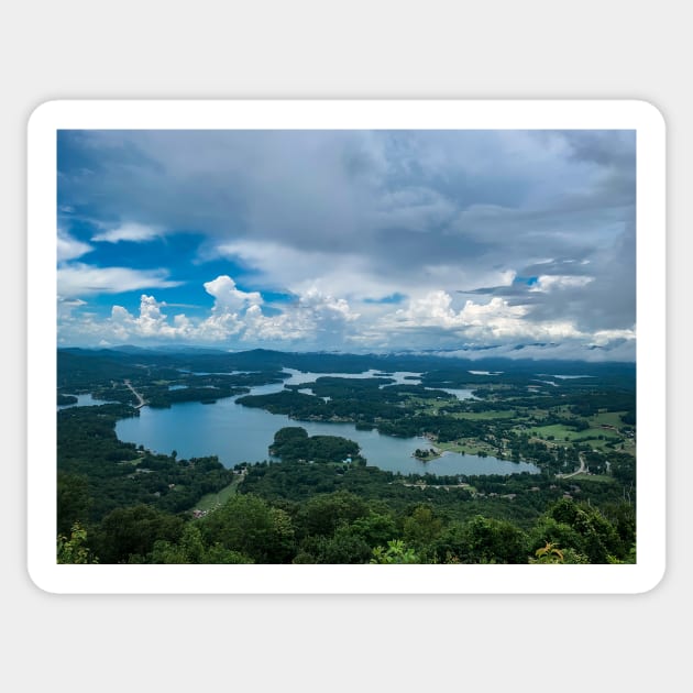 Bell Mountain Park - Scenic View - Sticker | TeePublic