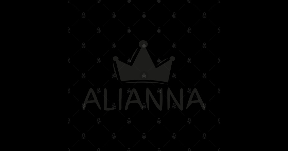 Alianna name, Sticker design. - Alianna - Sticker | TeePublic