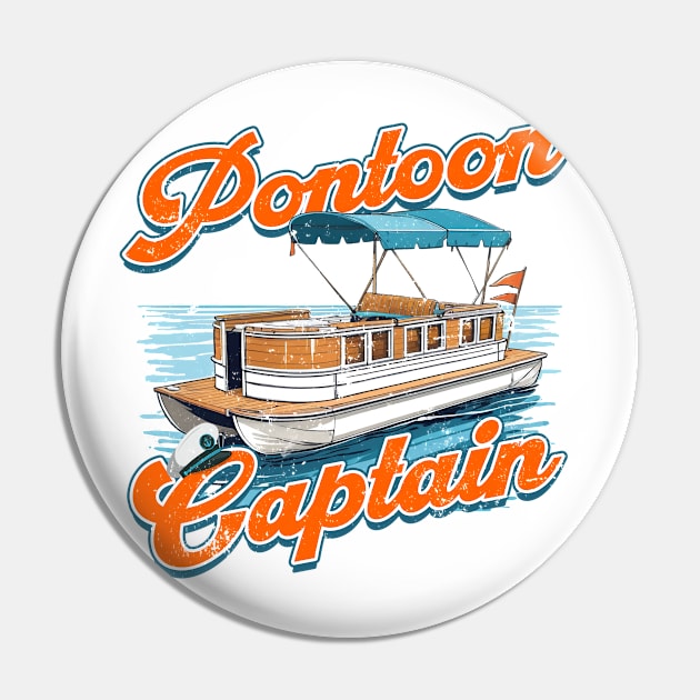 Pontoon Captain Funny Pontoon Boat Summer Vacation - Pontoon Captain ...