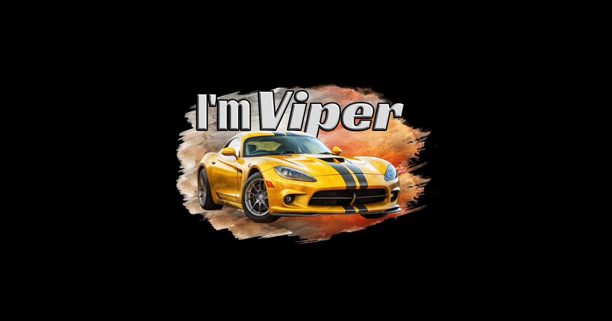 Dodge SRT Viper GTS - Dodge Viper - Sticker | TeePublic