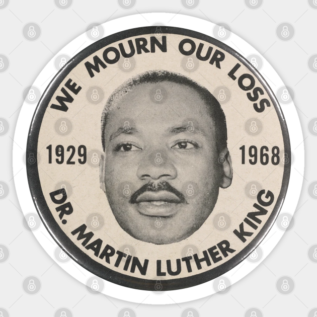 DR. Martin Luther King - Martin Luther King - Sticker | TeePublic