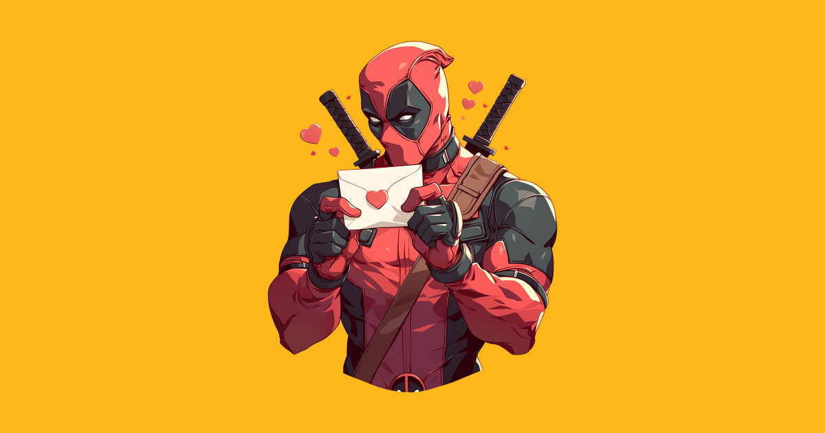 this letter is for you love - Deadpool - T-Shirt | TeePublic