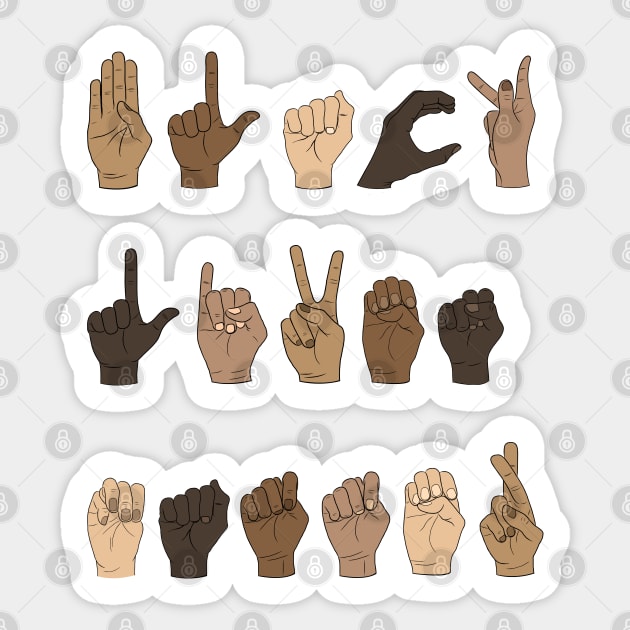 Best Hand Sign Language Black Lives Matter Birthday Shirt Love Stop ...