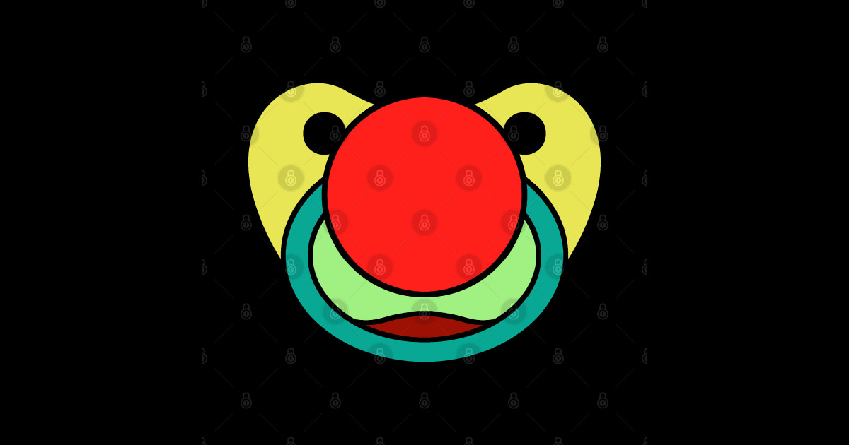 Clown Face Pacifier - Coronavirus 2020 - Sticker | TeePublic