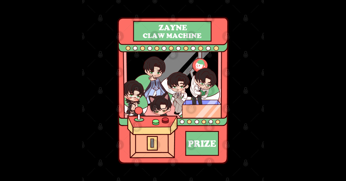 Chibi Zayne Claw Machine - Rafayel - Sticker | TeePublic