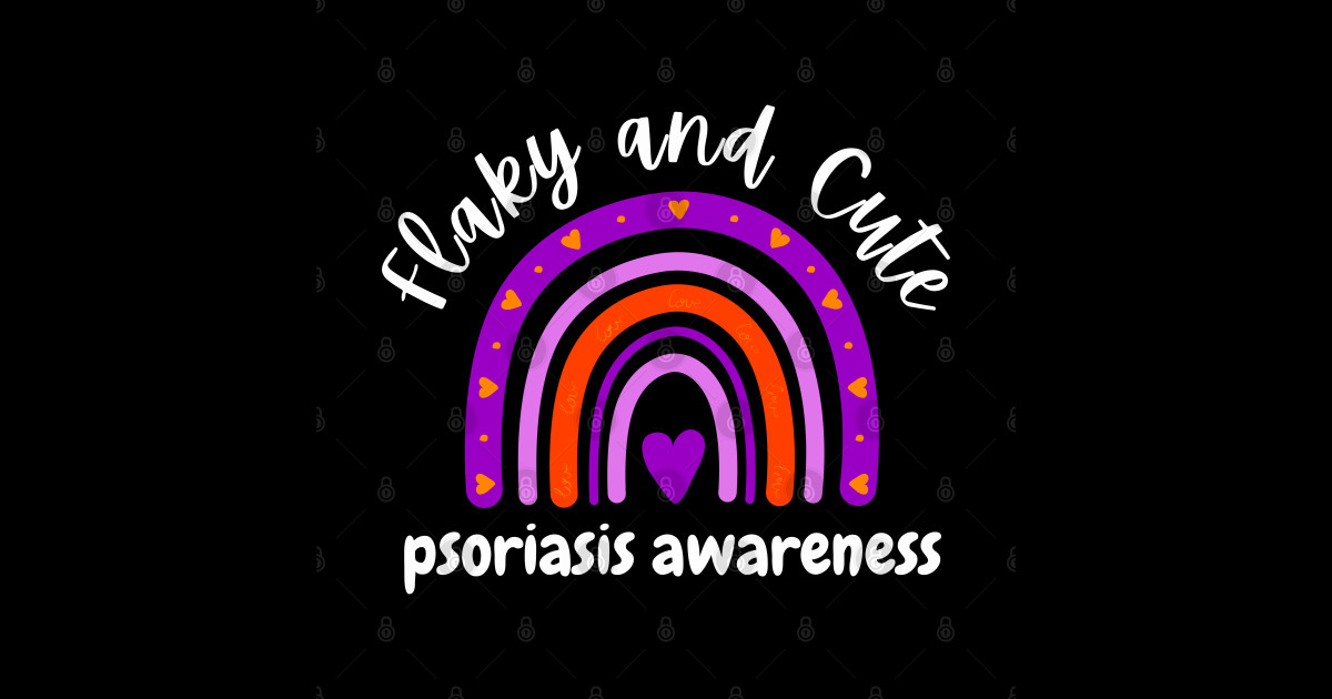 Flaky and Cute Psoriasis Awareness month cute boho rainbow - Flaky ...