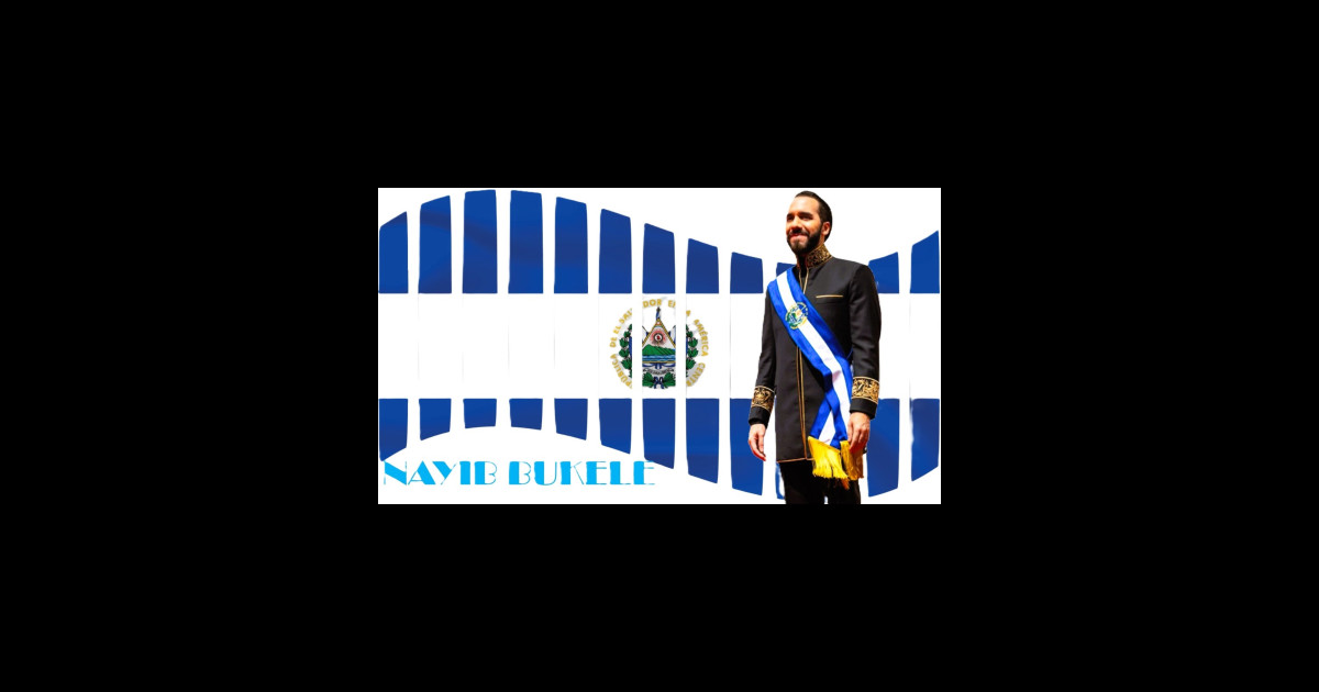 PRESIDENTE DE EL SALVADOR NAYIB BUKELE - Proudsalvadoran - Sticker ...