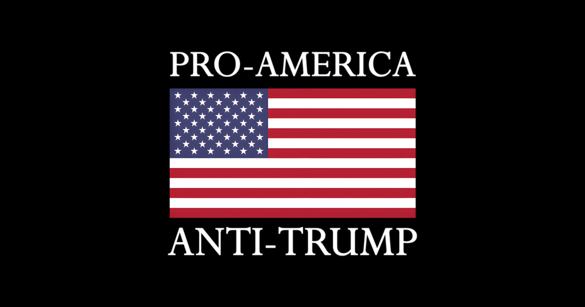 Pro-America -Trump American Usa Flag Resist - Pro America - Sticker ...