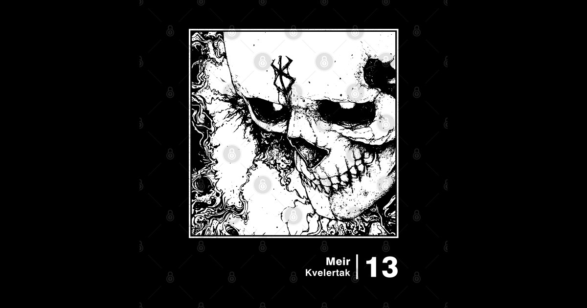 Meir // Vintage Fanart Tribute - Kvelertak - Sticker | TeePublic