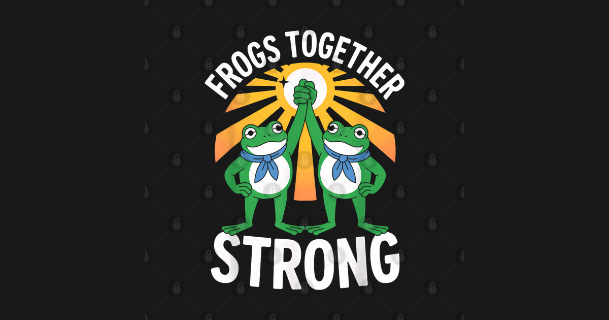 Vintage Frogs Strong Resist Portland Frog Protest Men Women - Vintage ...