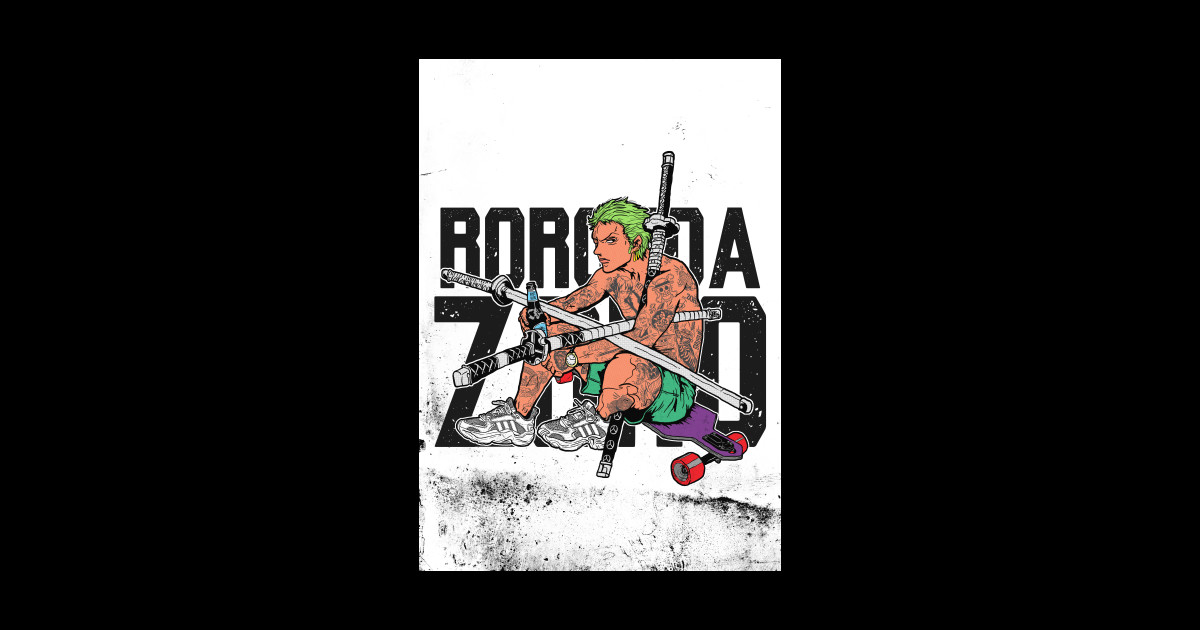 ZORO WHITE ONE PIECE - Zoro One Piece - Sticker | TeePublic