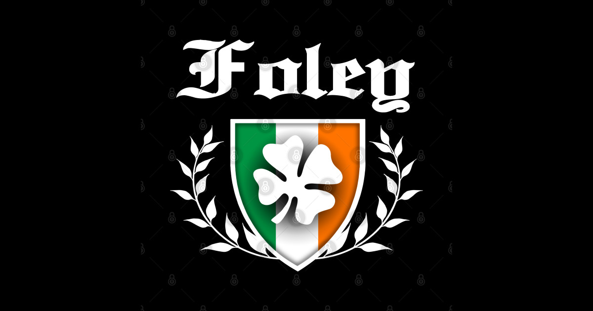 Foley Shamrock Crest - Foley - Sticker | TeePublic