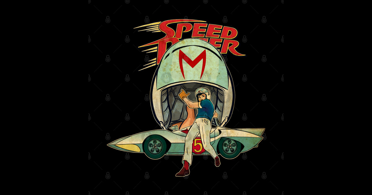 SPEED RACER 90S OLD RACING - Speed Racer - Sticker | TeePublic