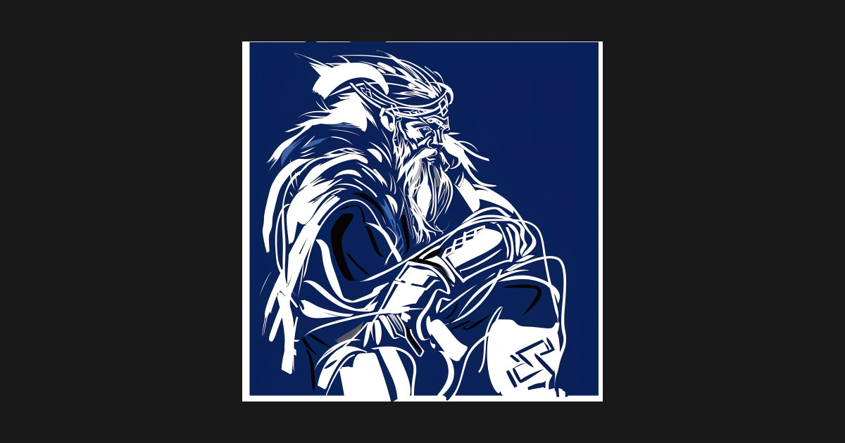 Baldur, Norse mythology - Blue Abstract Art - Baldur Norse Mythology ...