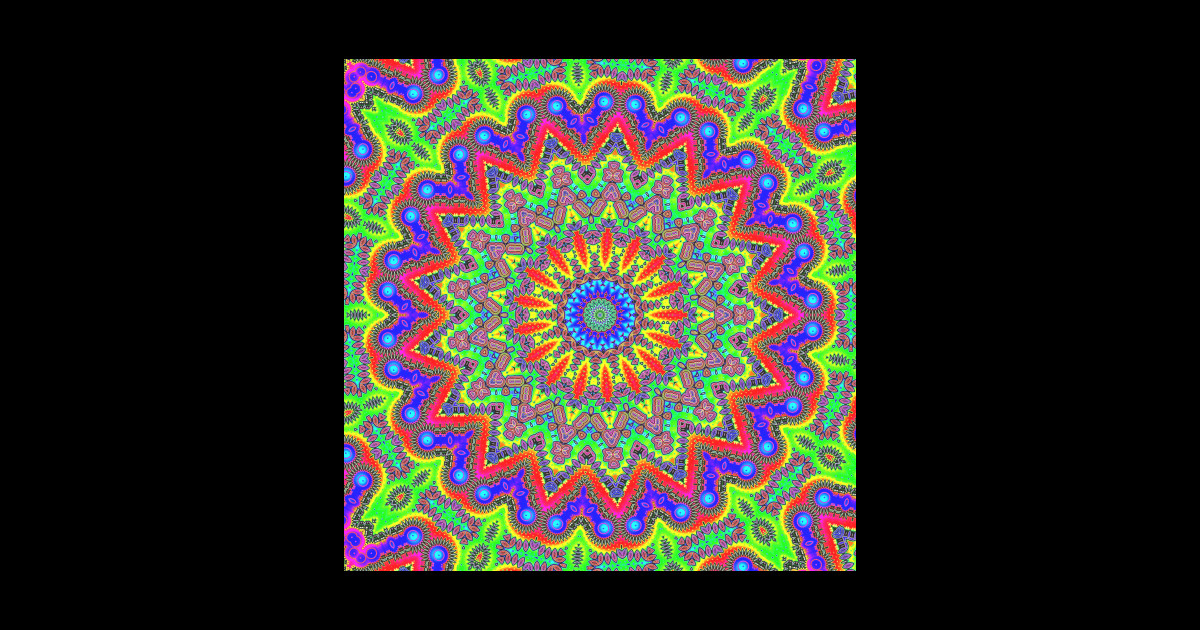 Trippy Psychedelic Acid Designs - Trippy - Sticker | TeePublic