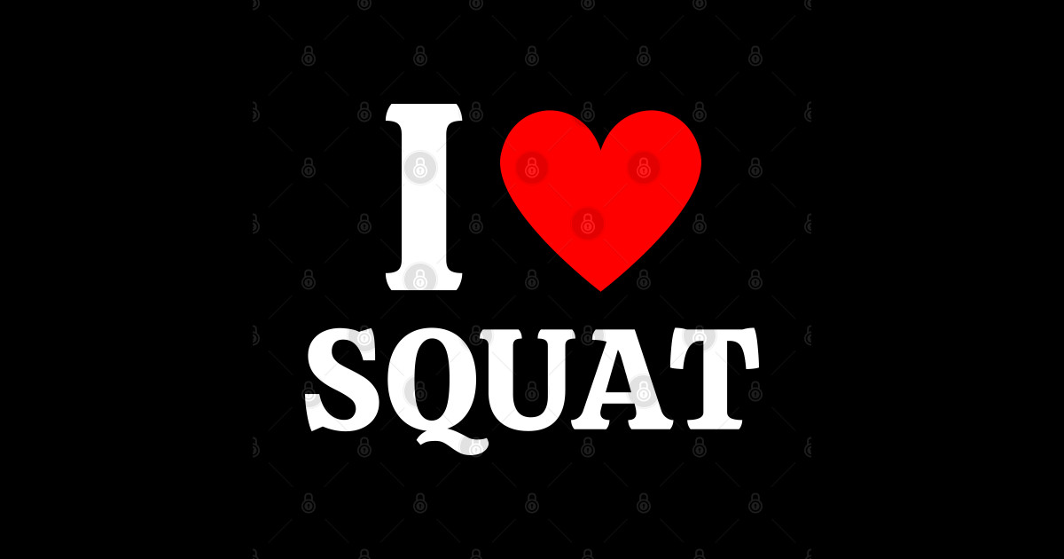 Squat - Squat - Sticker | TeePublic