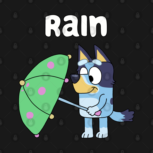 Bluey - Rain - Bluey - T-Shirt sold by Sunshine | SKU 414739 ...
