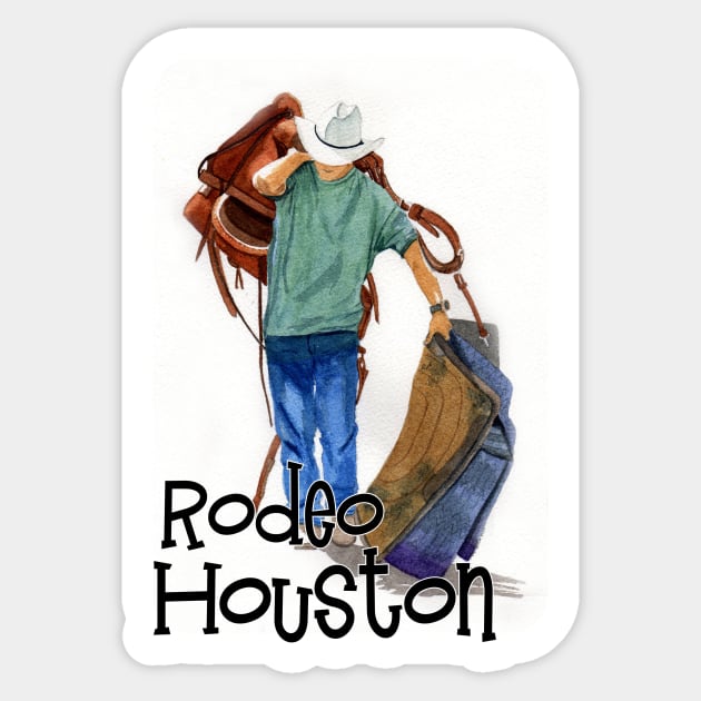Rodeo Houston Cowboy - Rodeos - Sticker | TeePublic