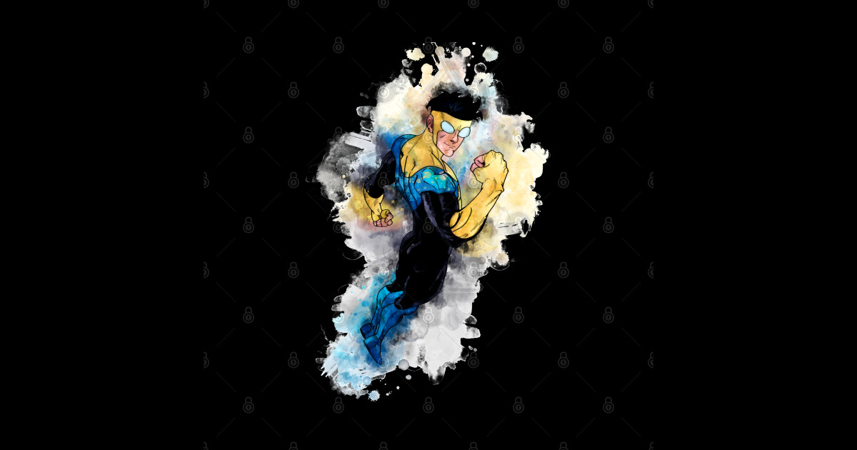 Invincible - Mark *watercolor* - Omni - Sticker | TeePublic