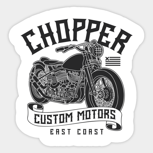 Chopper 😎 - Bikes - Sticker | TeePublic