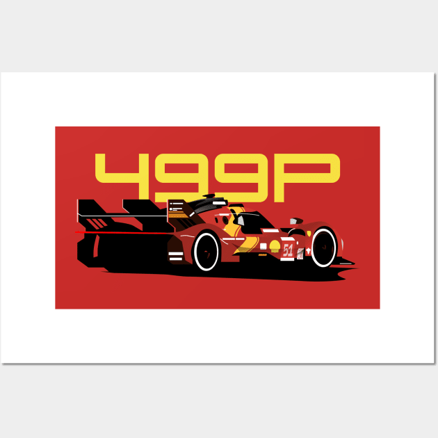 499P Hypercar the Winner of 2023 24 hours of Le Mans - Ferrari 499p ...