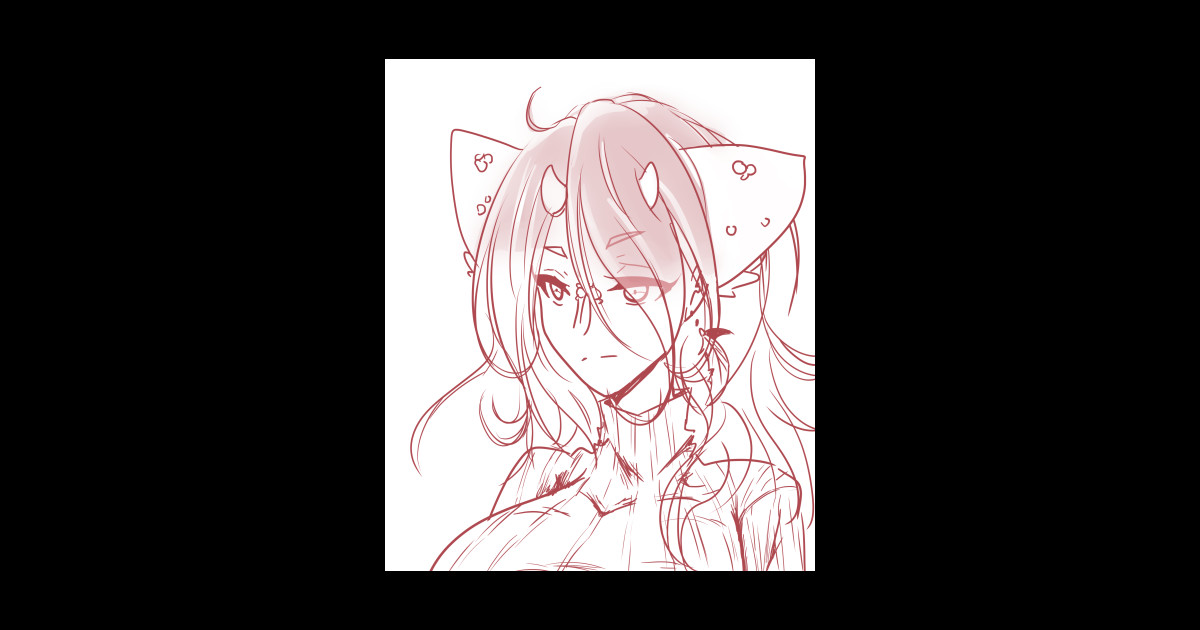 Hmph Aqua OC - Original Character - Sticker | TeePublic