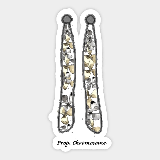 Prop Chromosome - Boat Syndrome - Sticker | TeePublic