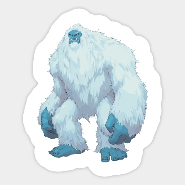 Yeti - Mythical Creature - Mythical Creature - Sticker | TeePublic