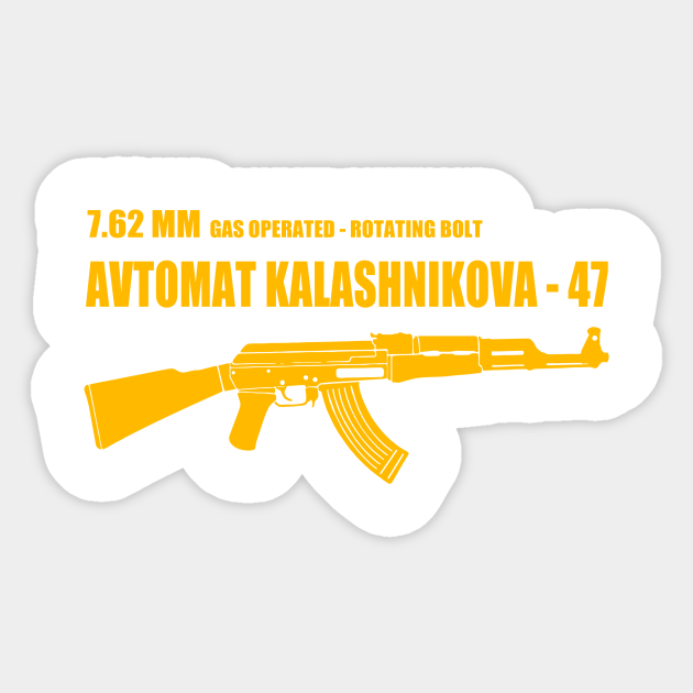 Ak 47 - Ak 47 Rifle - Sticker | TeePublic