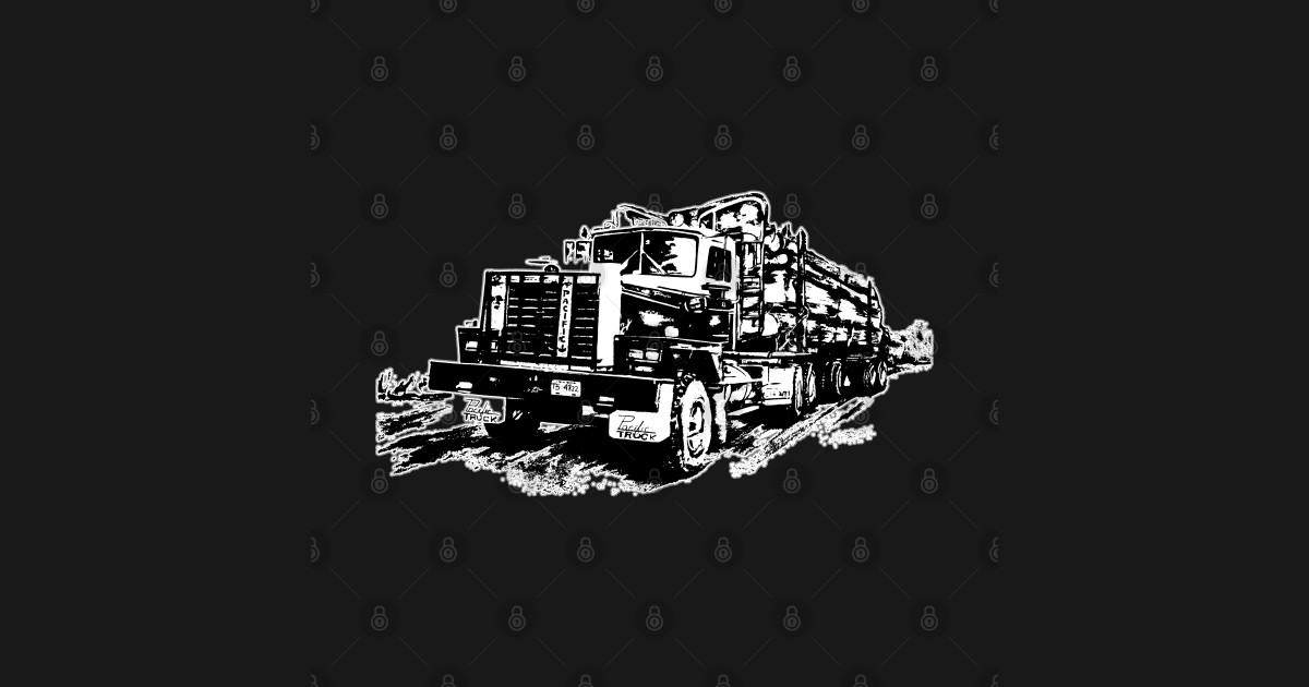 Logging Truck - Logging Truck - T-Shirt | TeePublic
